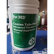 Pet MD Canine Tabs Plus Advanced Vitamin and Mineral Supplement for ...