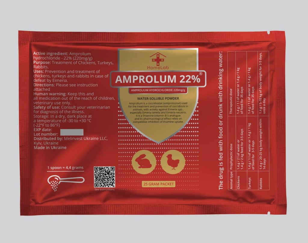 Amprolium Powder for Treatment of Coccidiosis 100g – Total Pooch