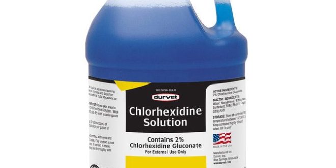 Durvet Chlorhexidine Cleaning Solution for Dogs - Total Pooch